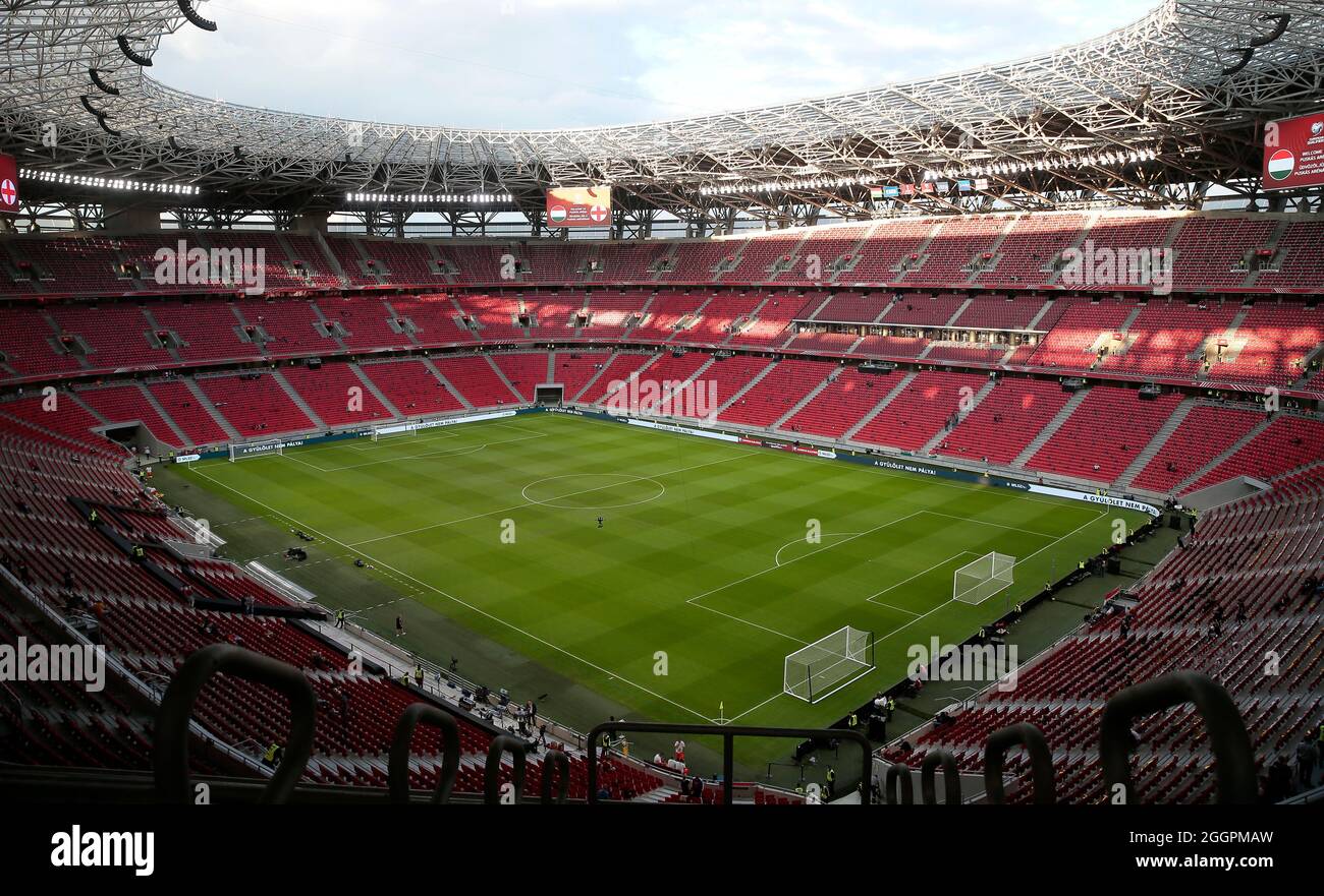 A general view of the Puskas Arena, Hungary. Picture date: Thursday ...