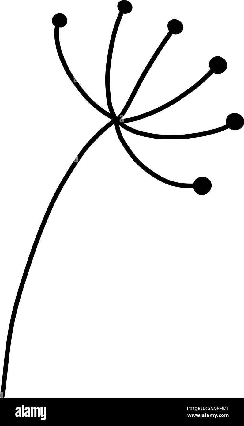 Berry plant icon outline hand drawn vector. Fruit tree food Stock ...