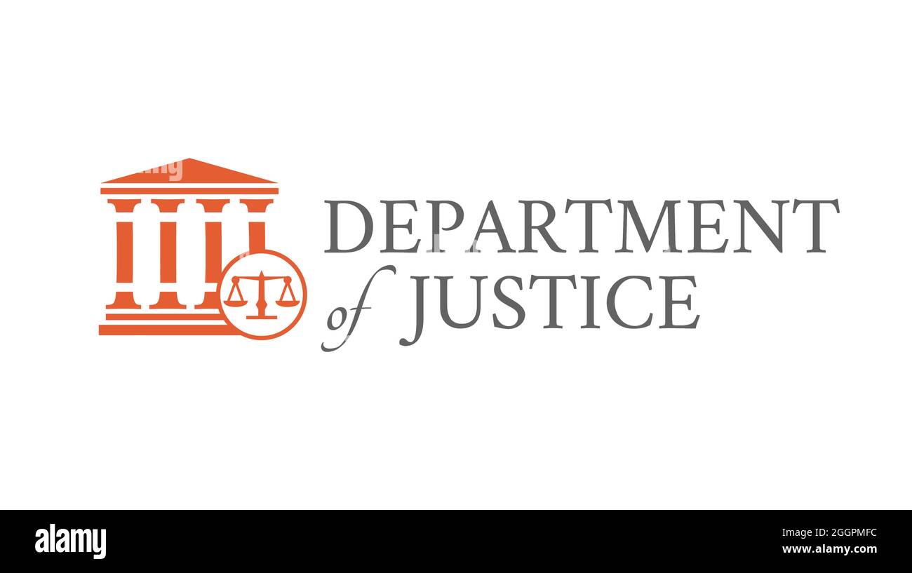 Department of justice logo hi-res stock photography and images - Alamy