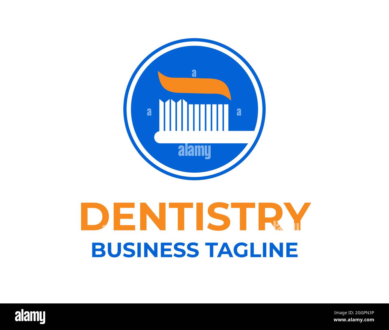 Round Dental Logo with Toothbrush Stock Vector Image & Art - Alamy