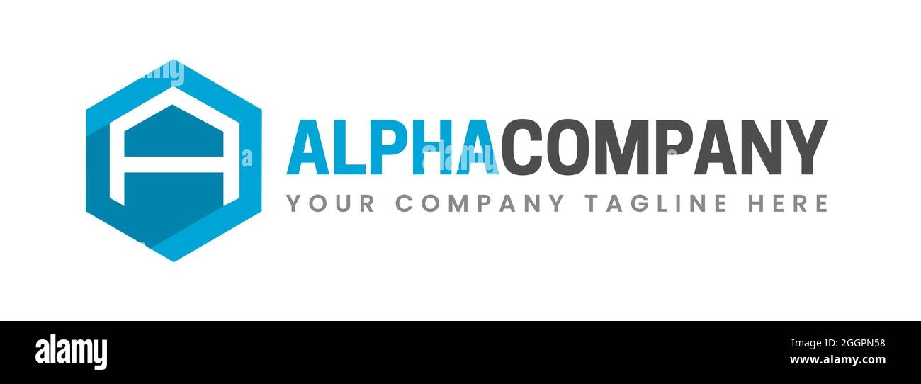 A Initial Vector Logo Template Stock Vector Image & Art - Alamy