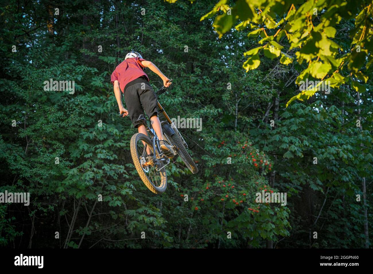 Bmx bike jumping hi-res stock photography and images - Alamy