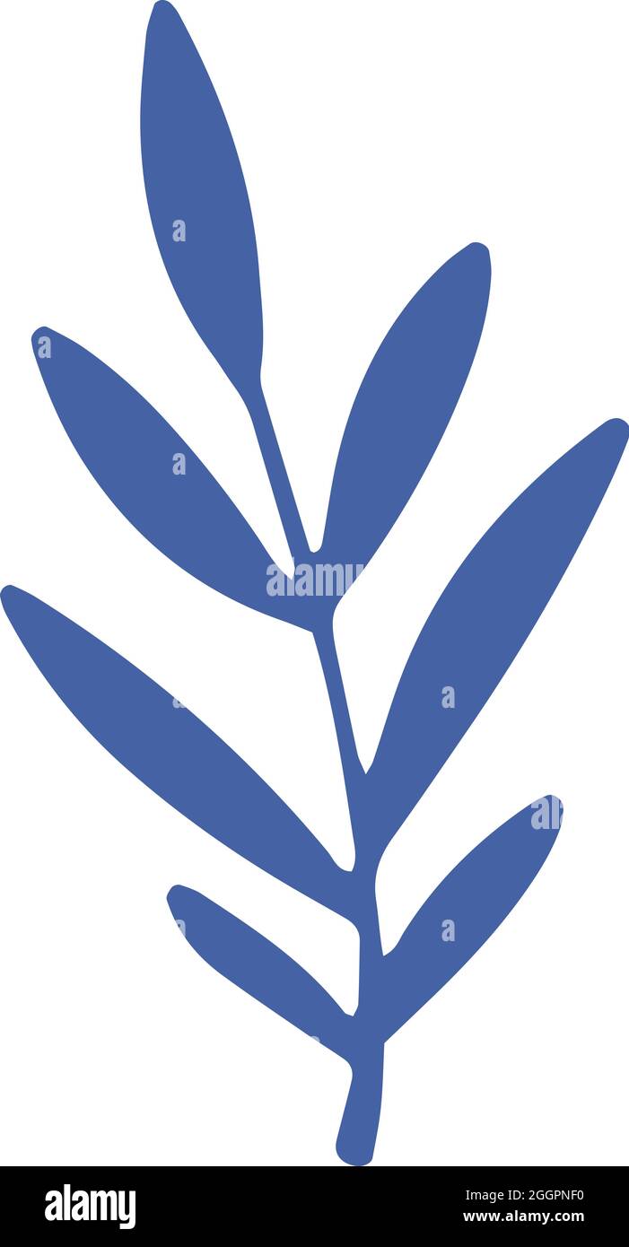 Botanical plant icon cartoon vector. Wild flower branch Stock Vector ...