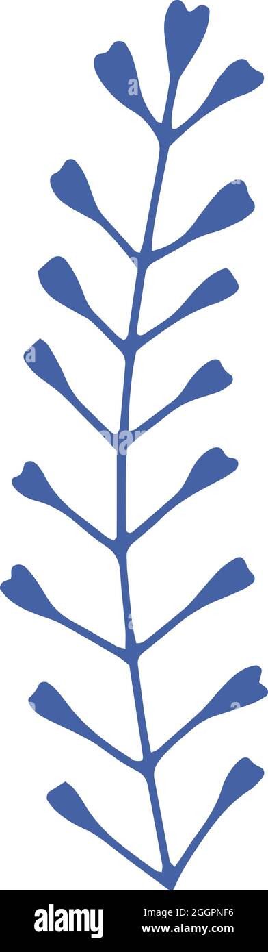 Botanical plant icon cartoon vector. Wild flower branch Stock Vector ...