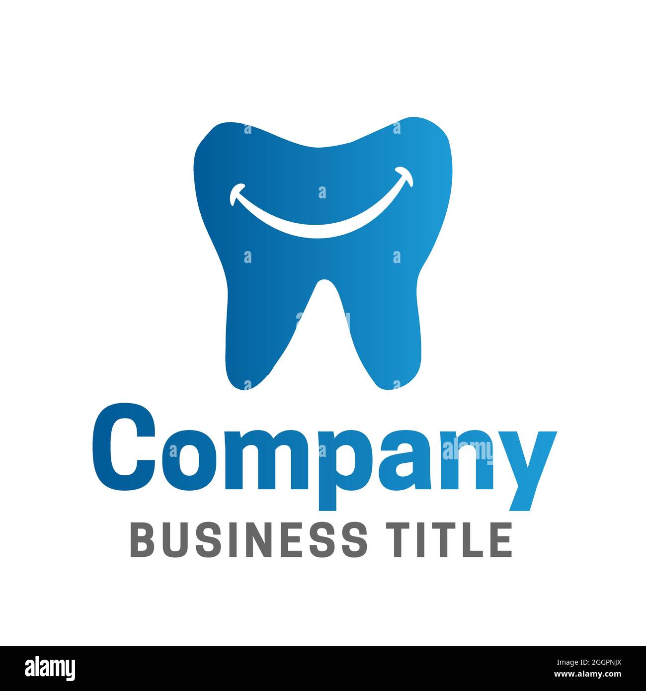 Smiling tooth logo hi-res stock photography and images - Alamy