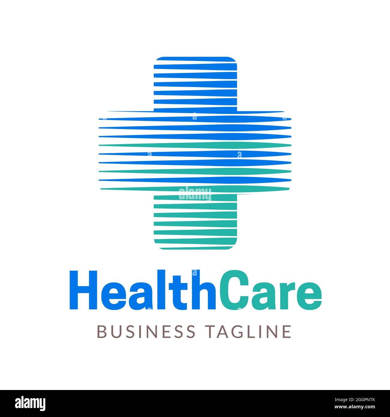 Abstract Medical Healthcare Logo with Cross Stock Vector Image & Art ...