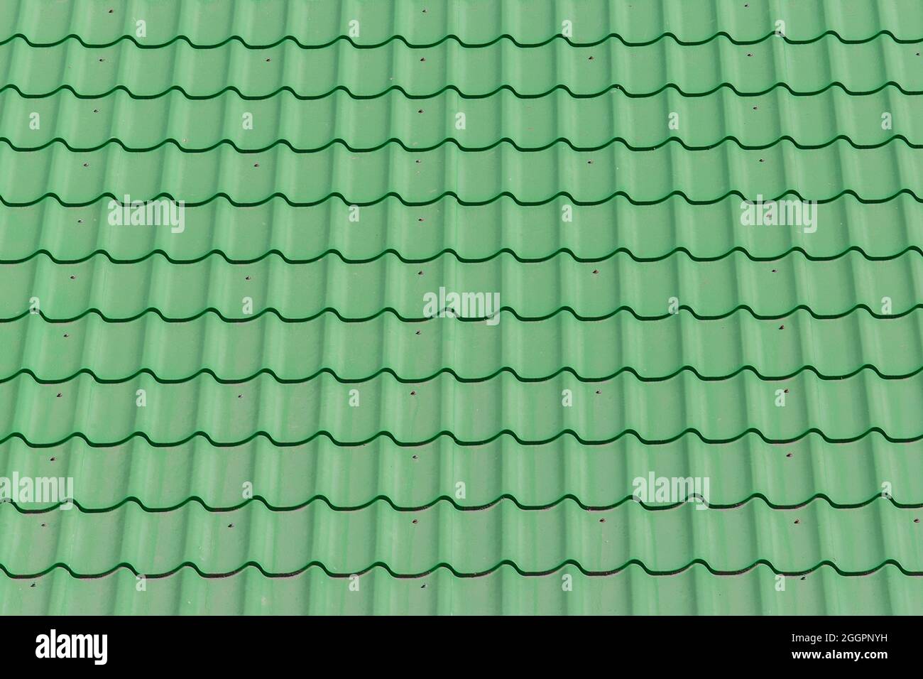 Green tile tiles and roof surface house pattern texture background ...