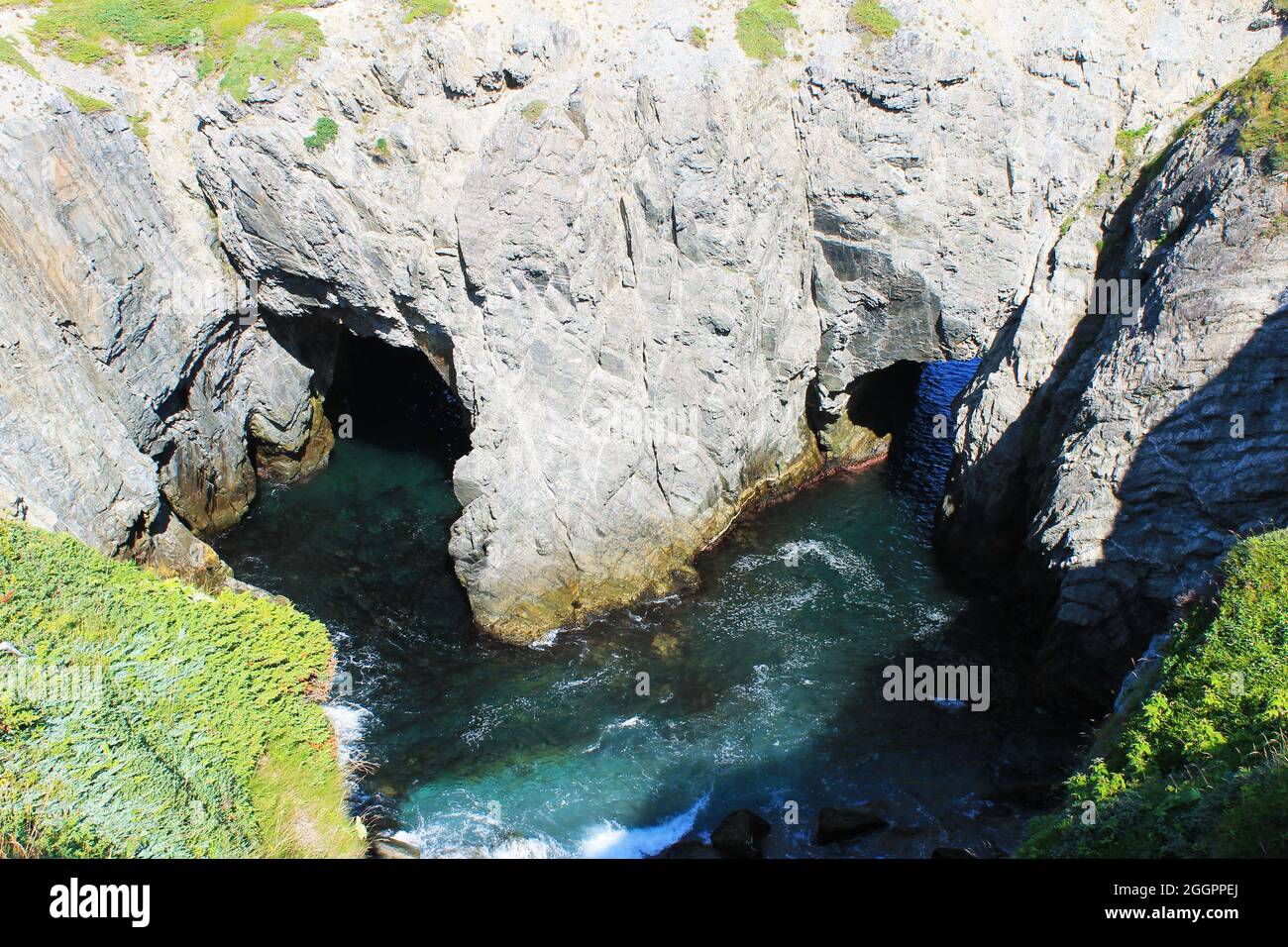 The natural rock formation known as the Dungeon, Dungeon Provincial ...