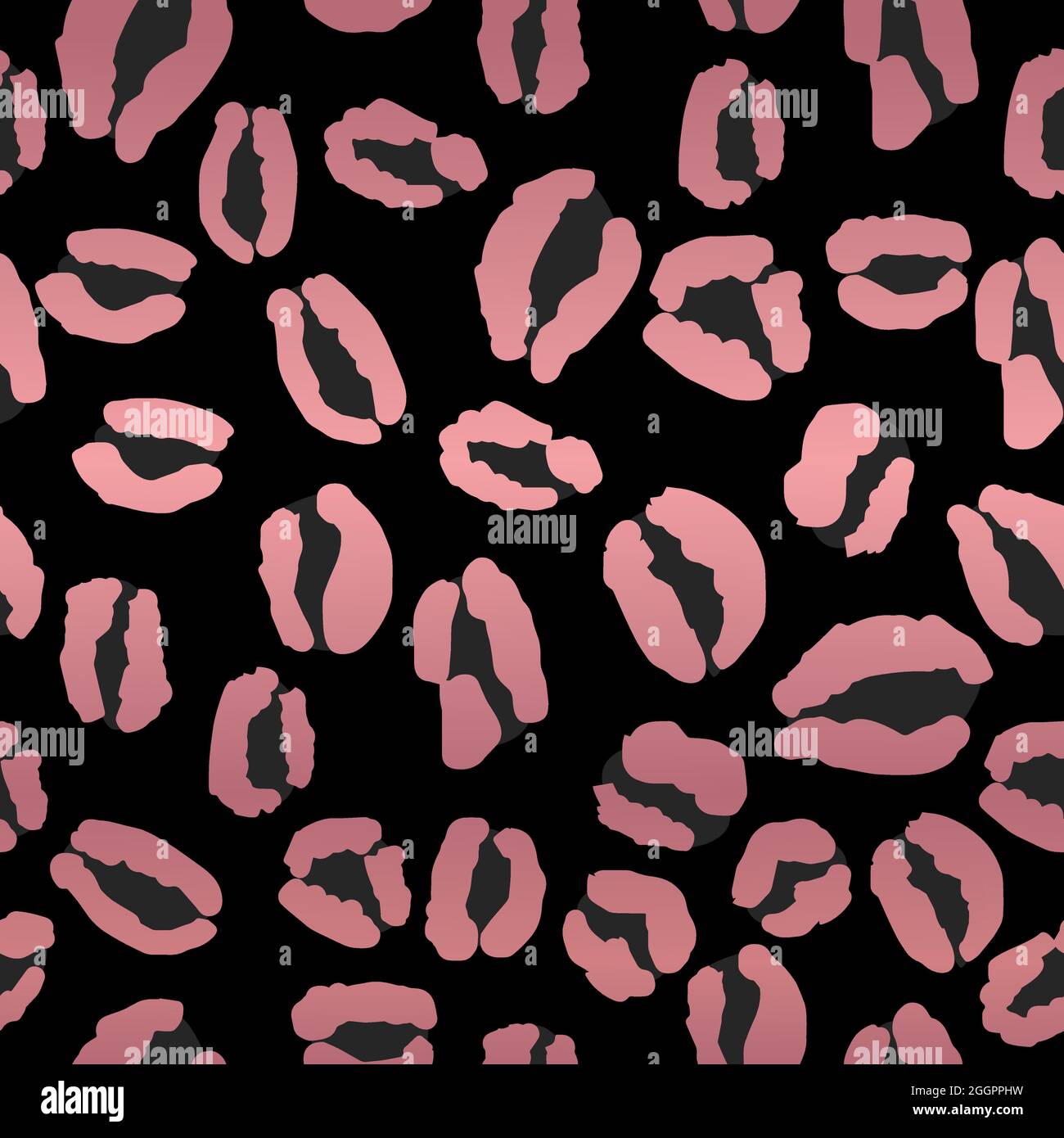 Leopard Print Repeat Pattern Design Stock Vector Image & Art - Alamy