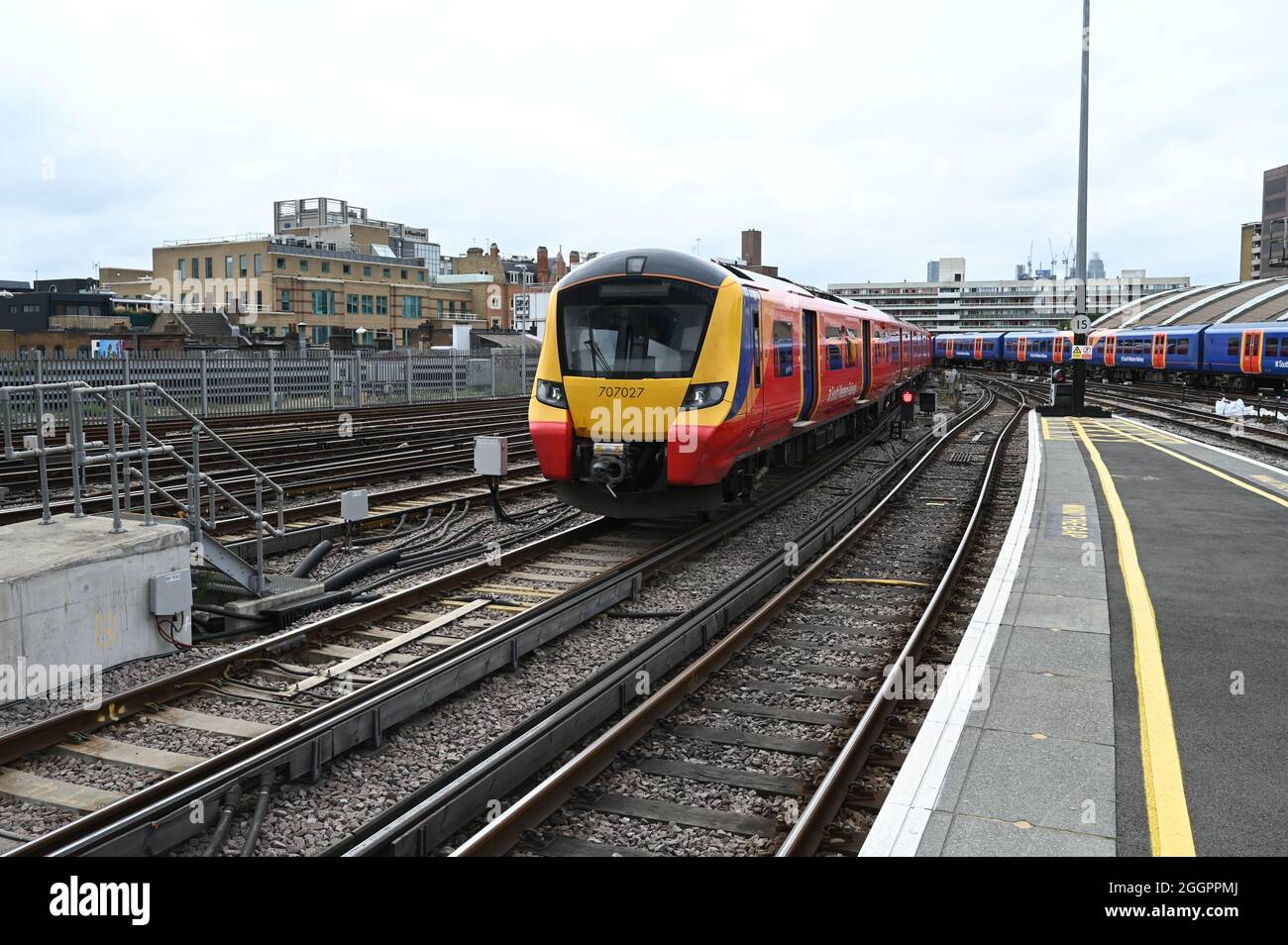 Trains at Waterloo station on 3 Sept 2021 Stock Photo - Alamy