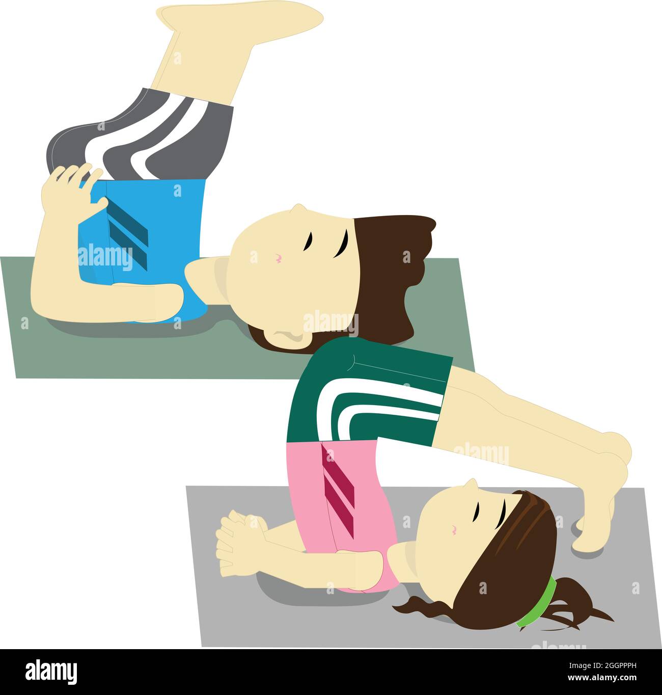 Halasana pose Stock Vector Images - Alamy