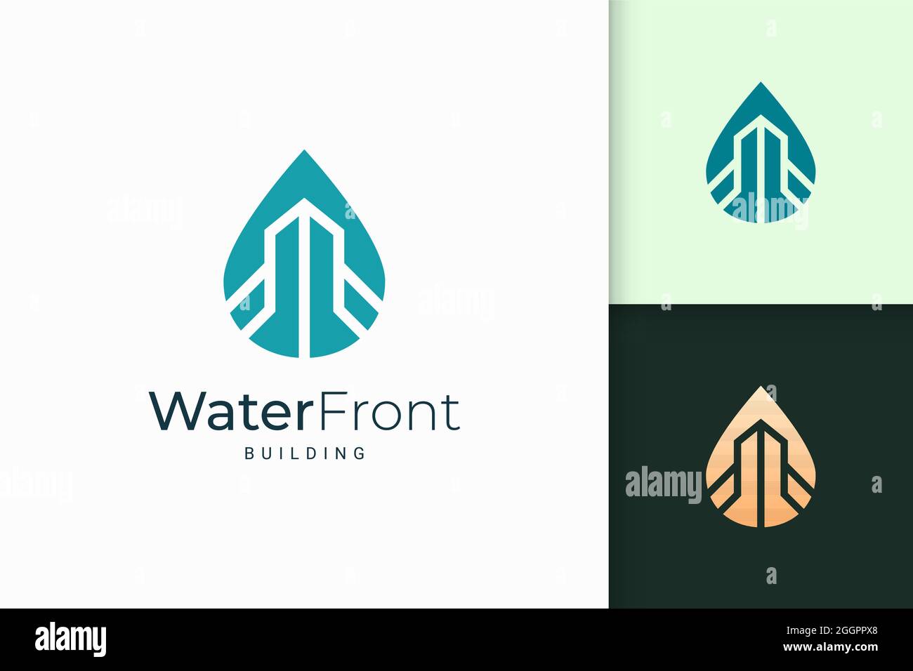 Oceanfront estate Stock Vector Images - Alamy