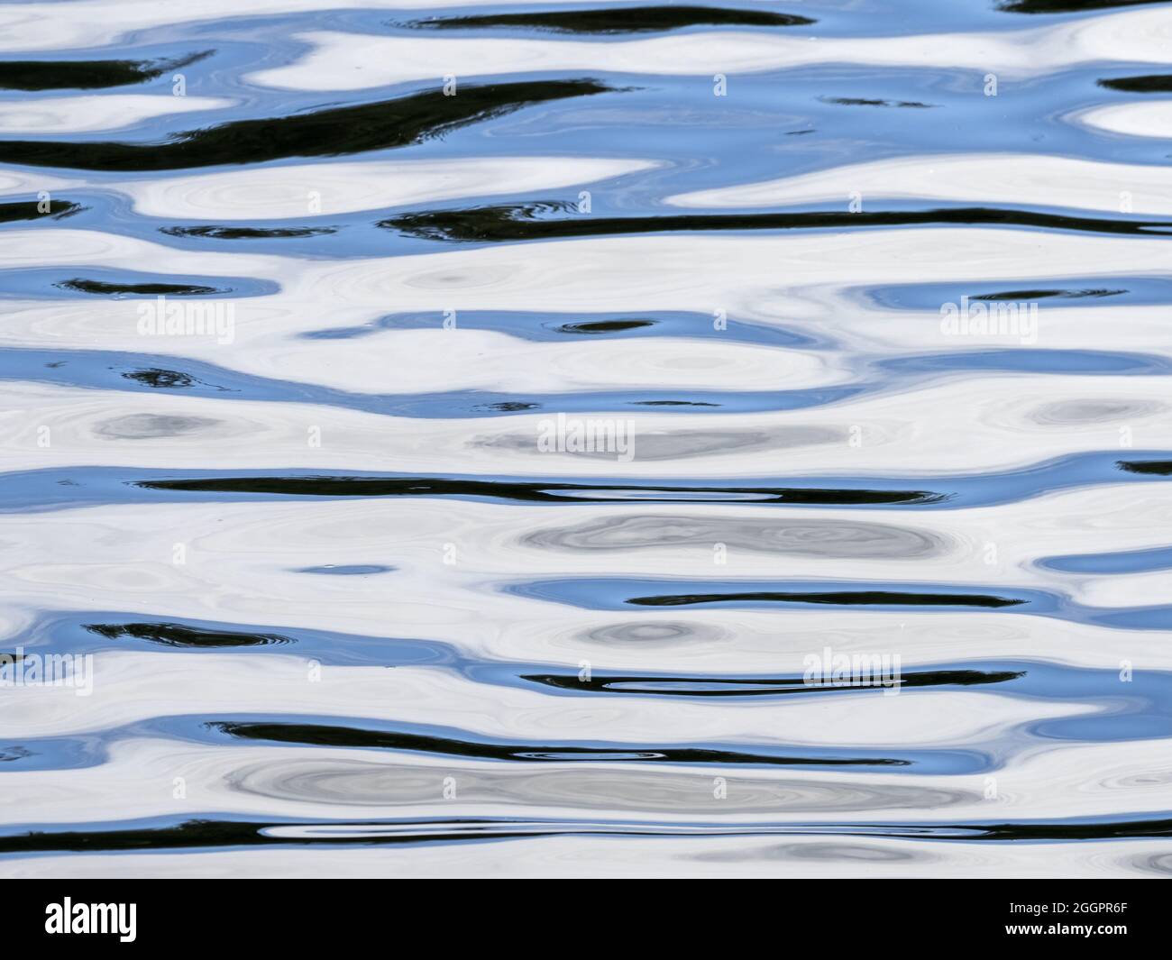 Reflection water pattern, Alaska Stock Photo - Alamy