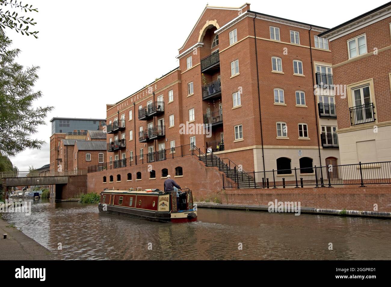 Apartments along Worcester and Birmingham canal Diglis Wharf Worcester ...