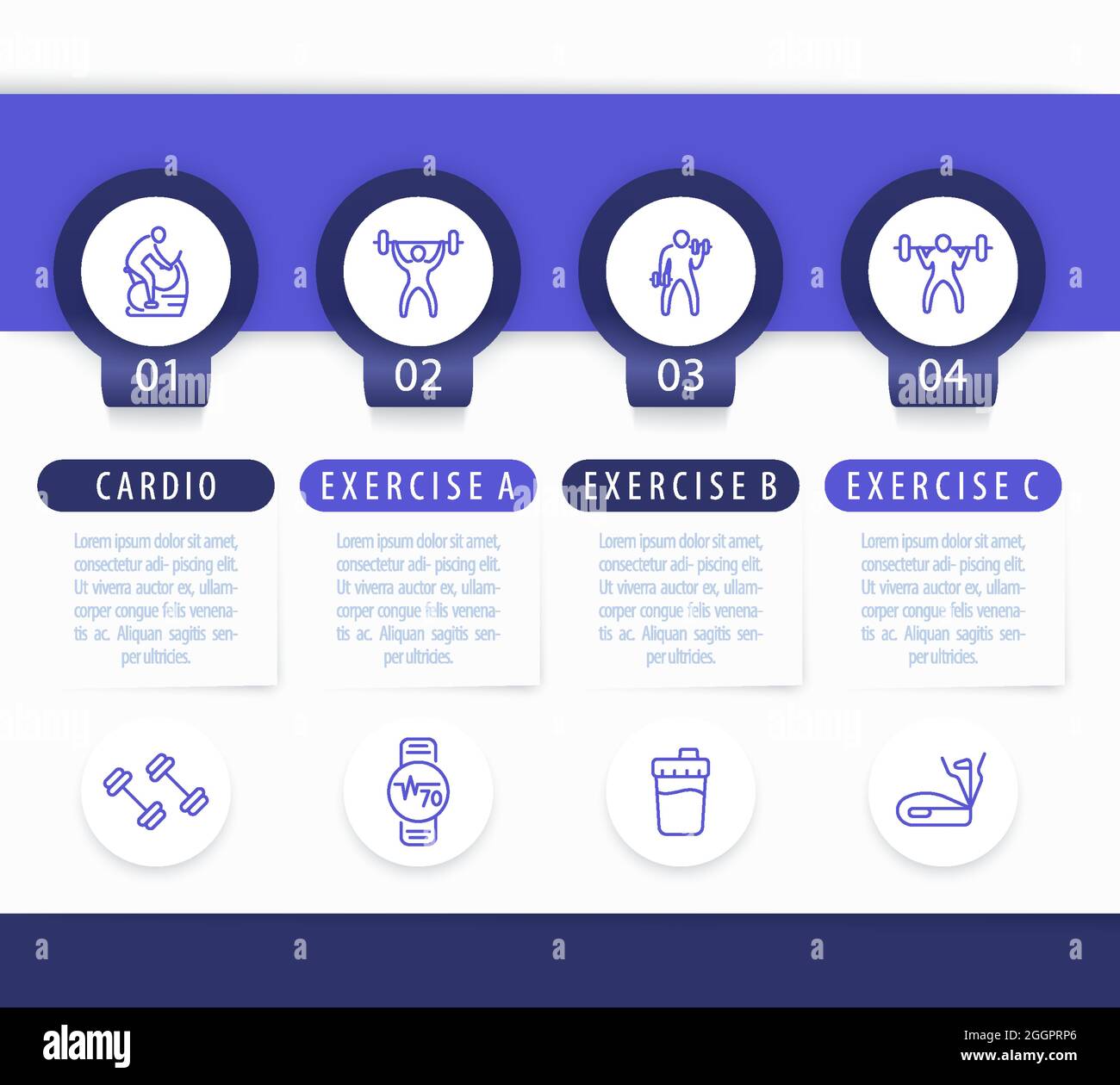 Elliptical trainer 3d Stock Vector Images - Alamy