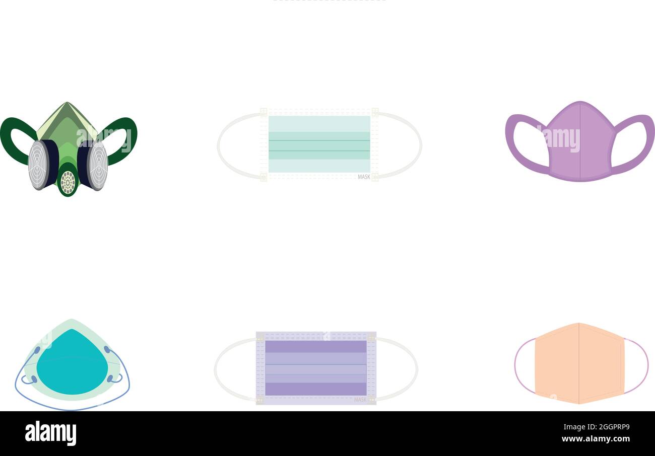 Surgical masks Stock Vector Images - Alamy