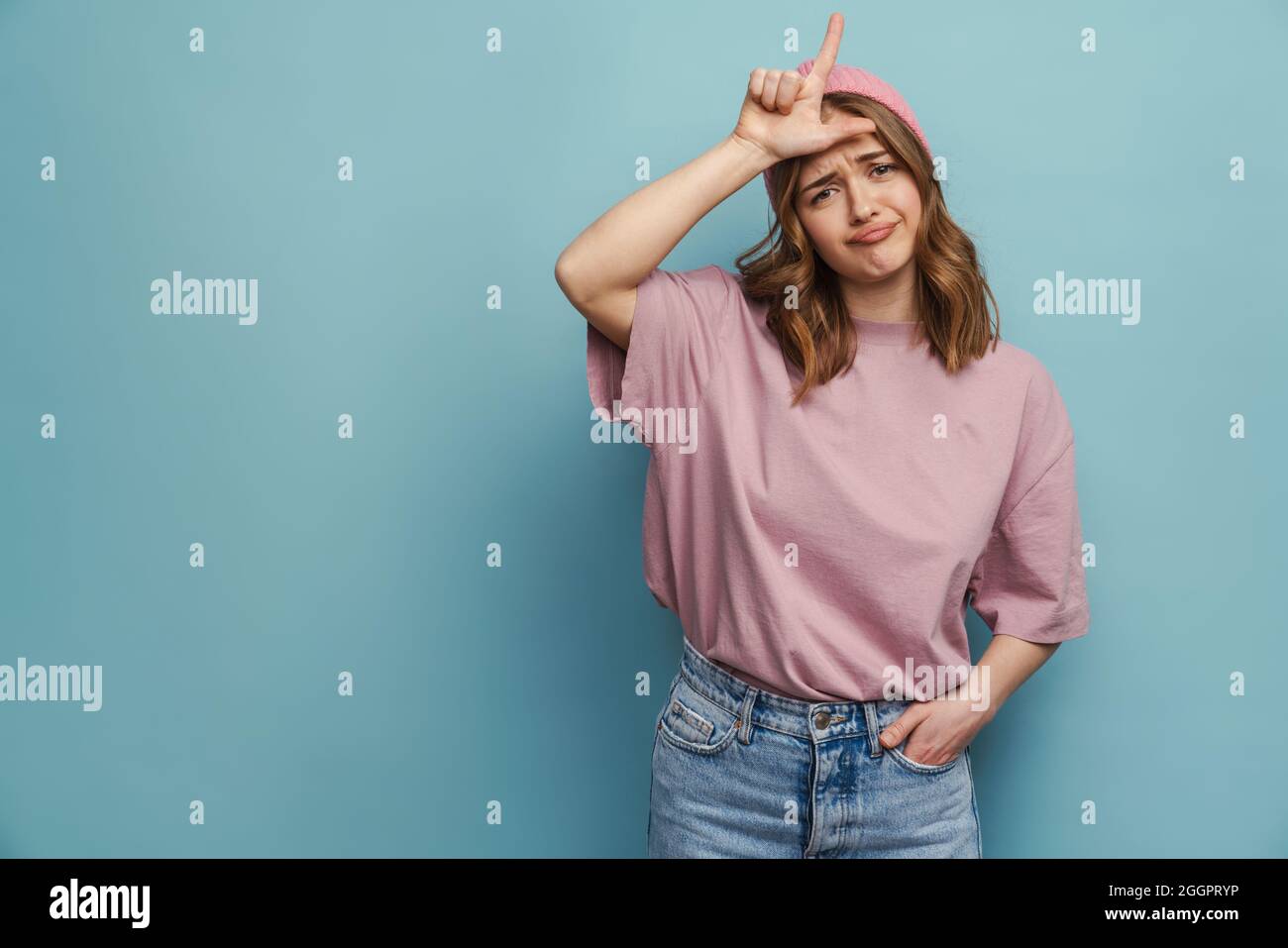 Loser sign hi-res stock photography and images - Alamy
