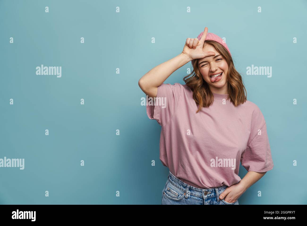 Loser sign hi-res stock photography and images - Alamy