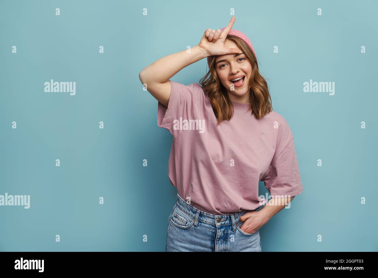 Loser sign hi-res stock photography and images - Alamy