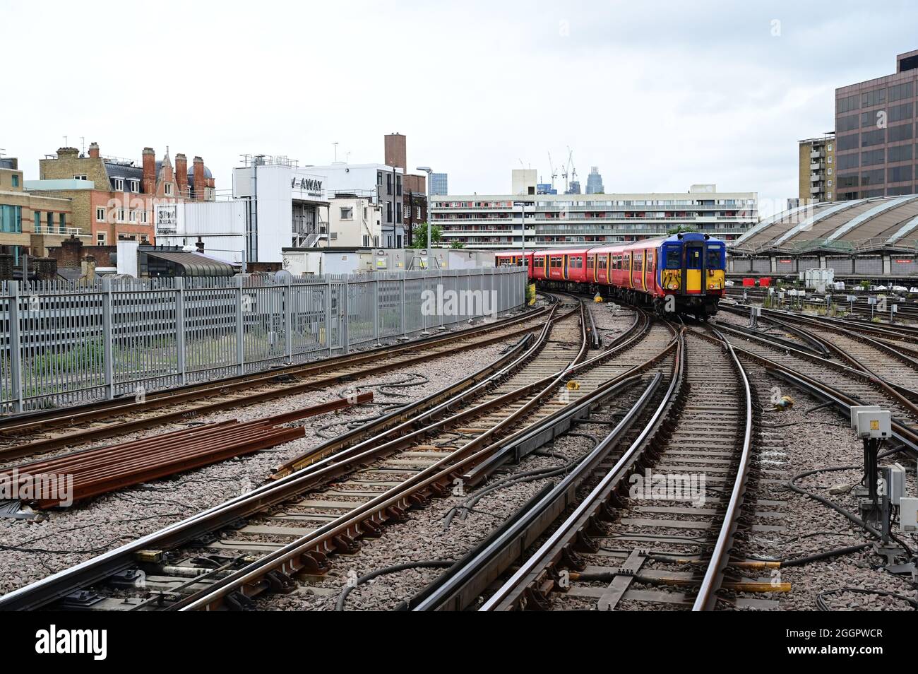 Trains at Waterloo station on 3 Sept 2021 Stock Photo - Alamy