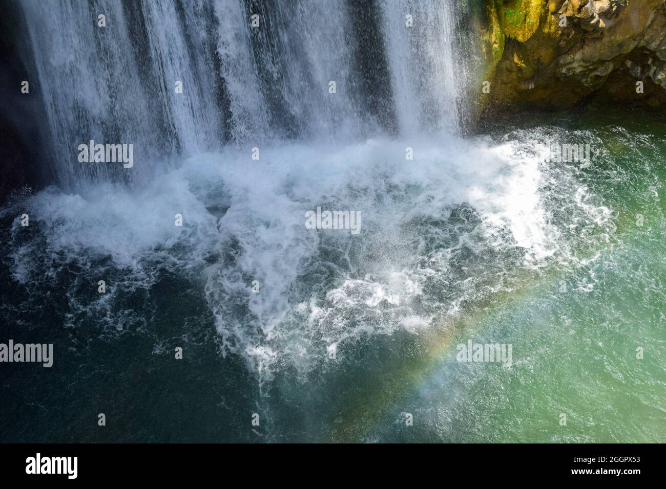 View of the waterfall of Kefrida in Bejaia, Algeria Stock Photo - Alamy
