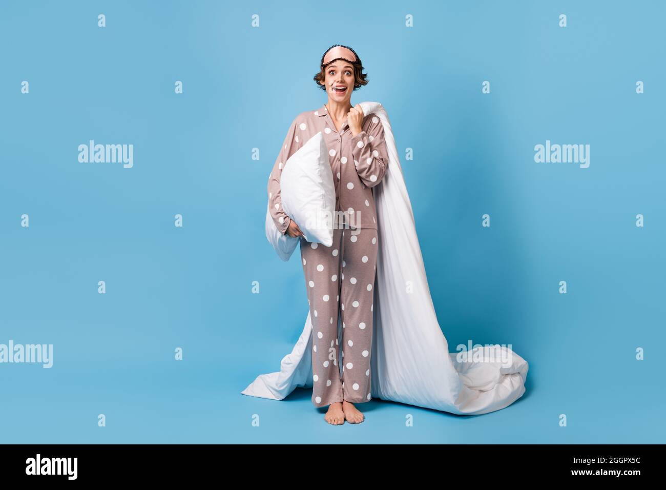 Full size photo of young beautiful happy excited smiling funky girl ...