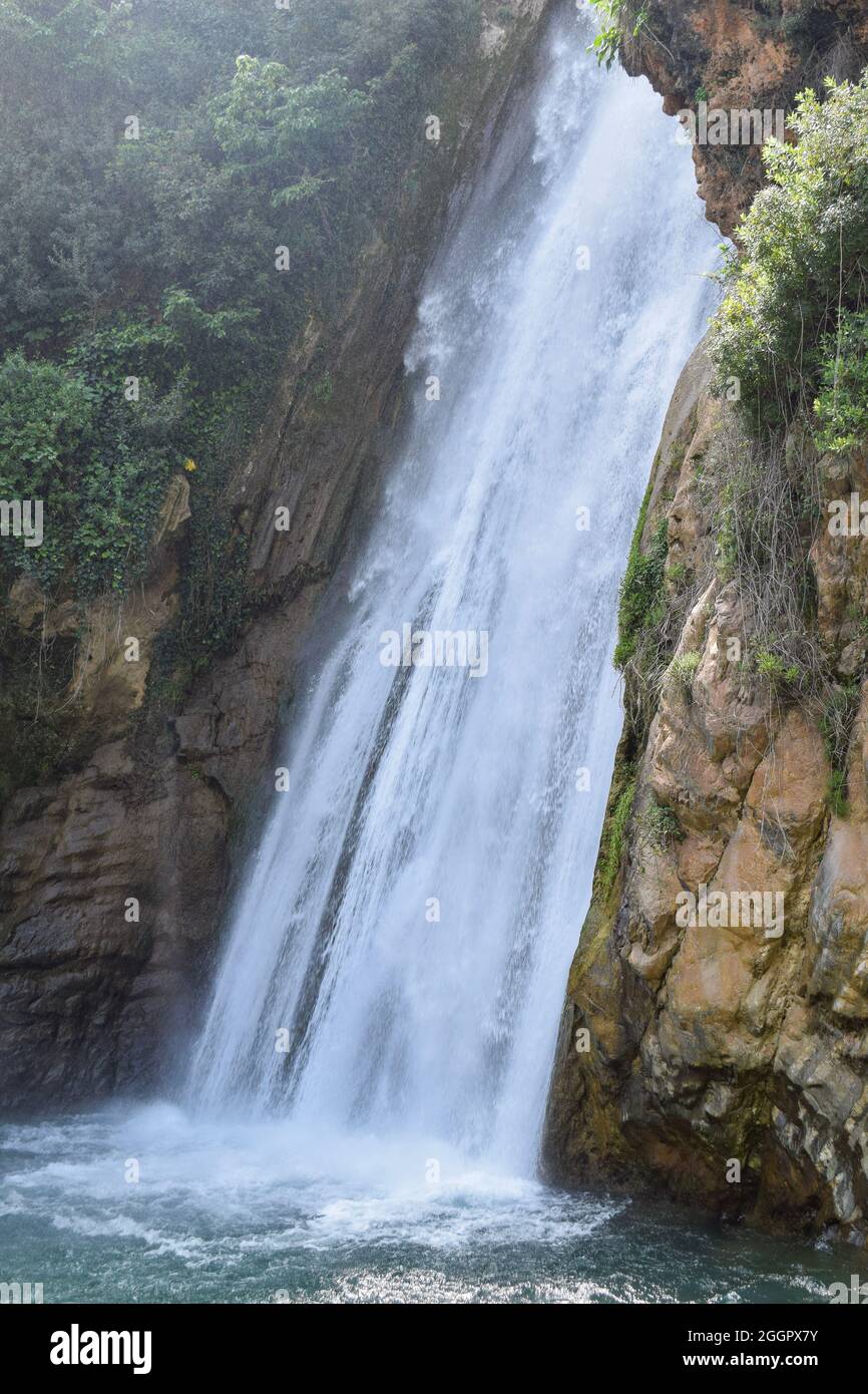 View of the waterfall of Kefrida in Bejaia, Algeria Stock Photo - Alamy