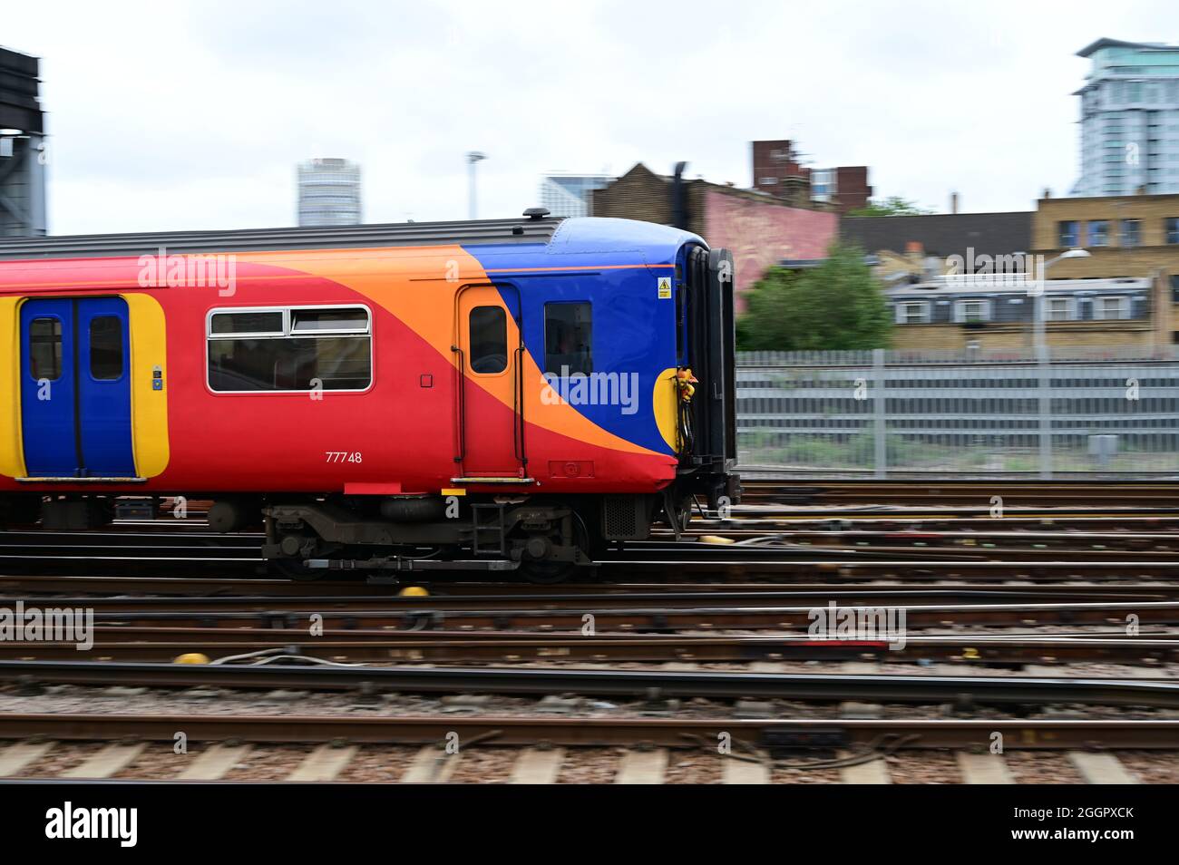 Trains at Waterloo station on 3 Sept 2021 Stock Photo - Alamy