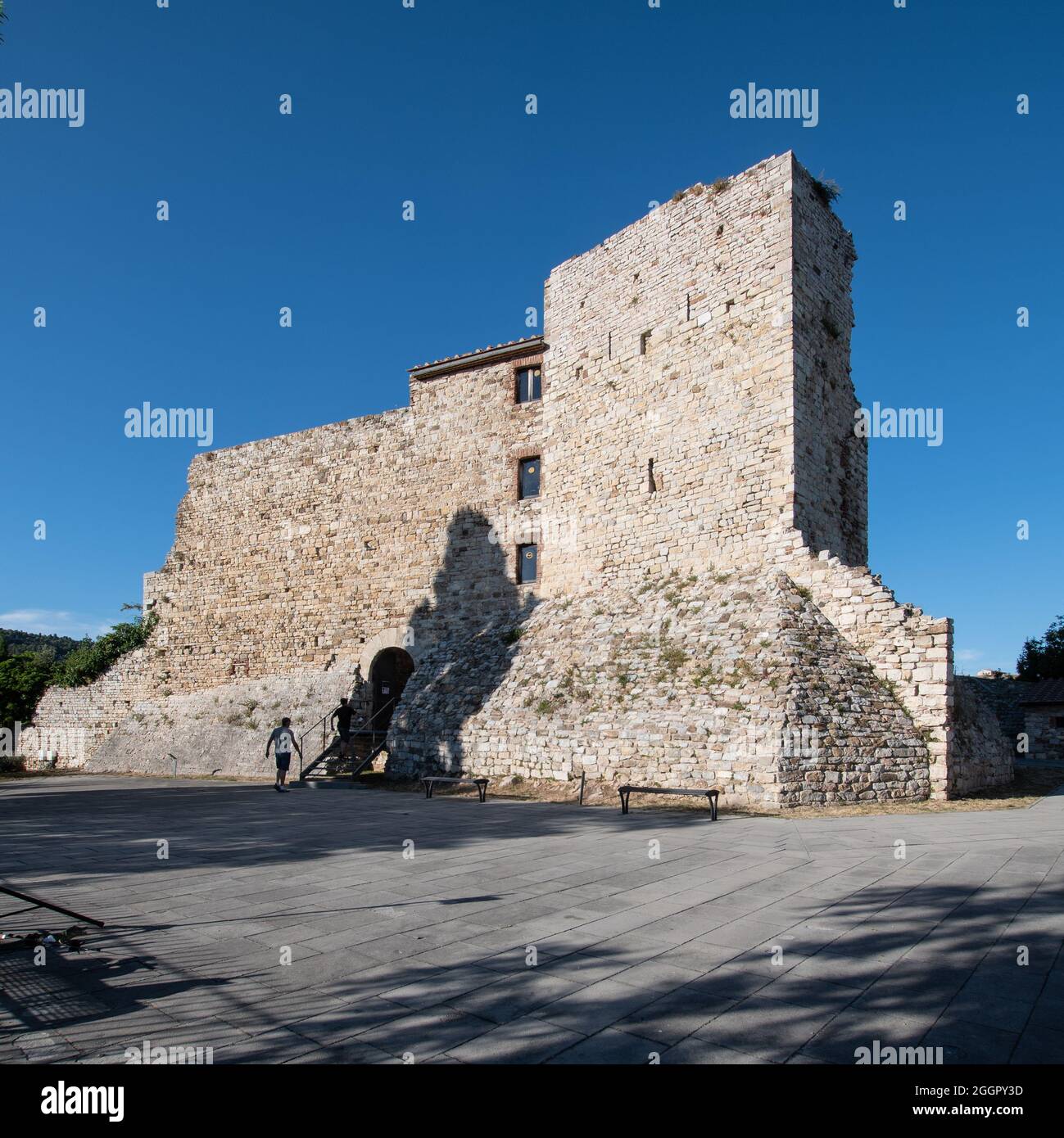 Suvereto. the "Rocca" (castle Stock Photo - Alamy