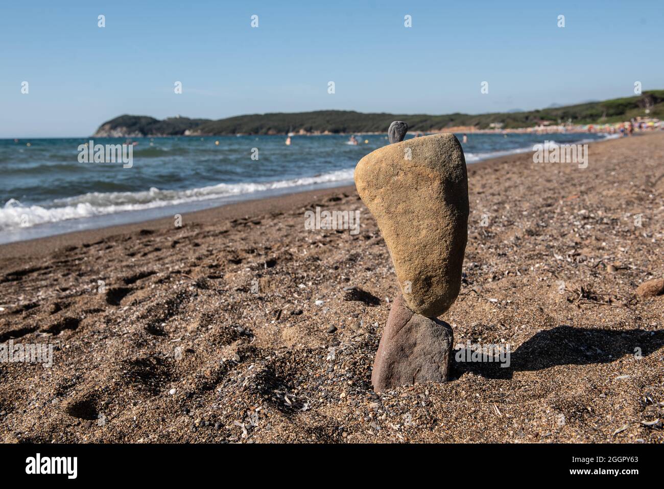 Baratti, Piombino, Livorno. Baratti beach Stock Photo - Alamy