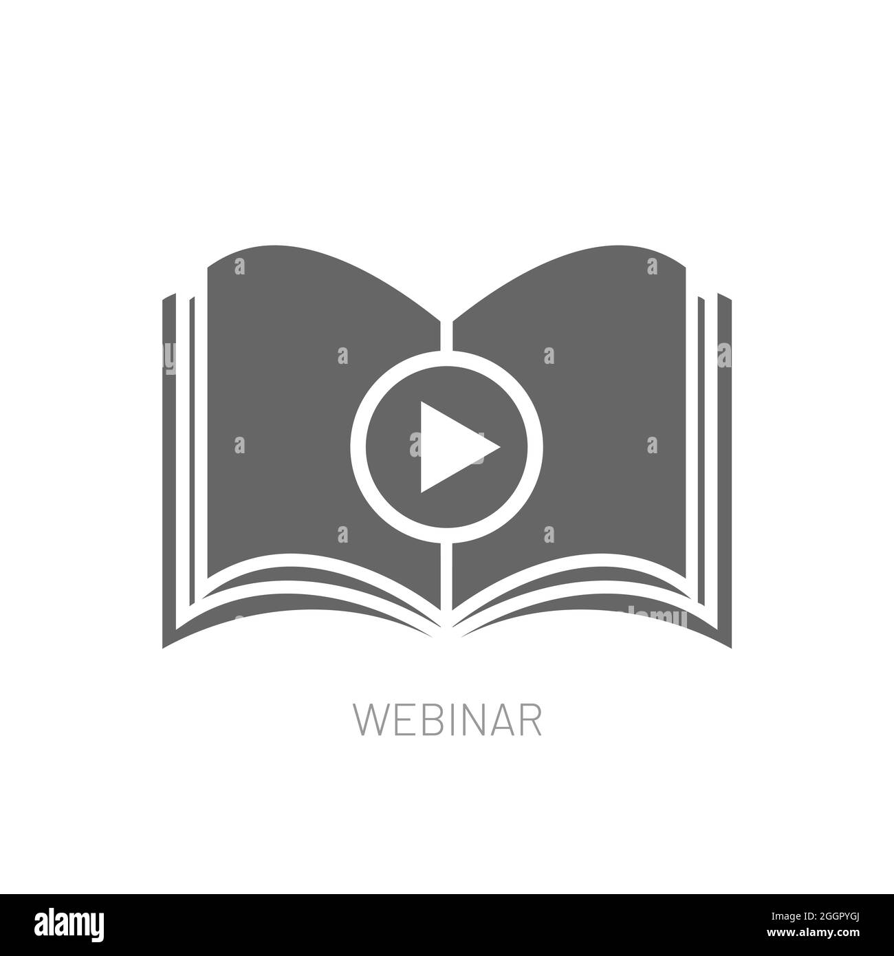 Webinar Online Learning Icon Isolated Stock Vector Image & Art - Alamy