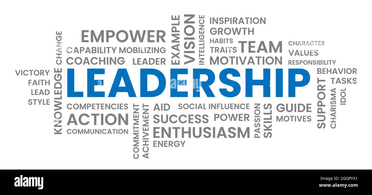Leadership Text Word Cloud Stock Vector Image & Art - Alamy
