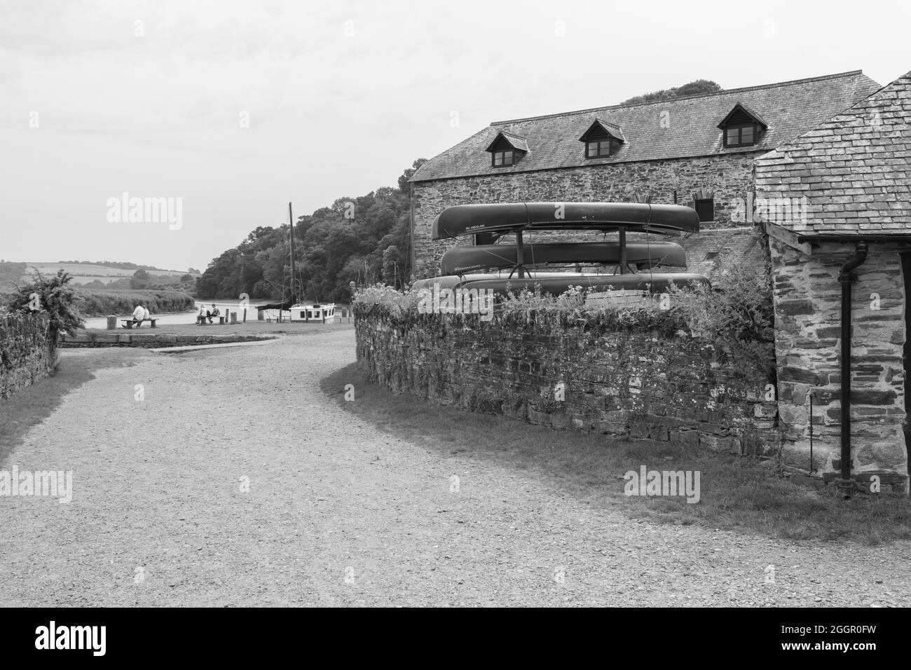 Cotehele quay.Cornwall.United Kingdom.July 23rd 2021.The Discovery ...