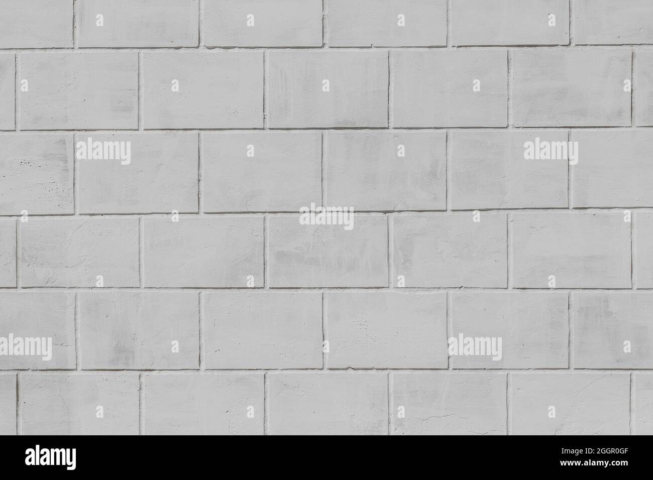 Light grey brick block stone pattern surface facade wall texture ...