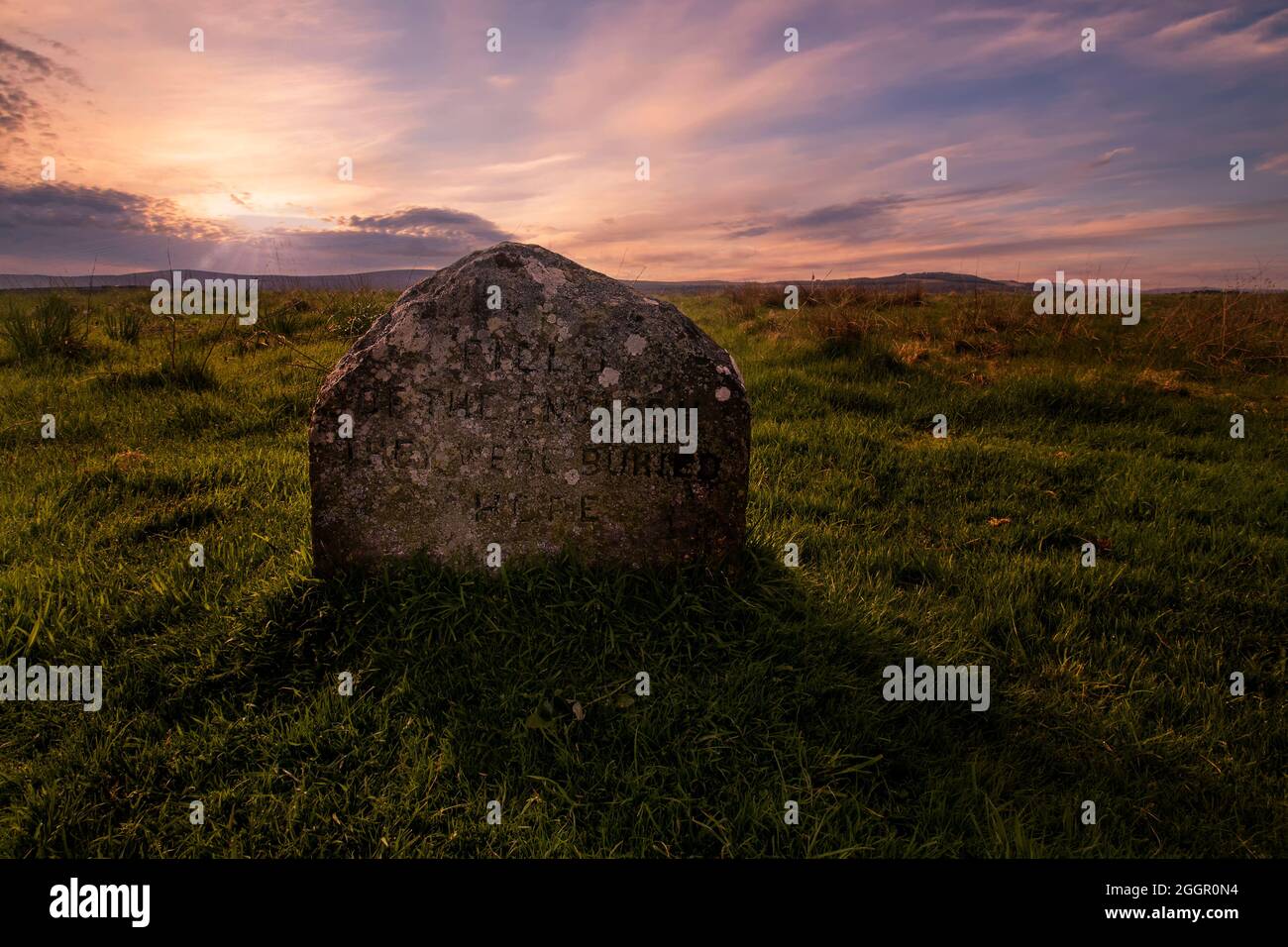 Battle culloden clan memorial stone hi-res stock photography and images ...