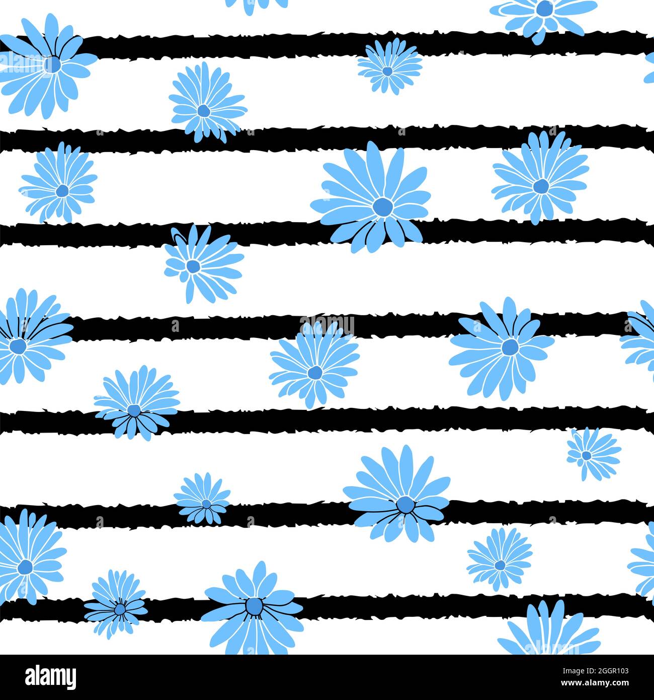 Wallpaper flower stripes Stock Vector Images - Alamy