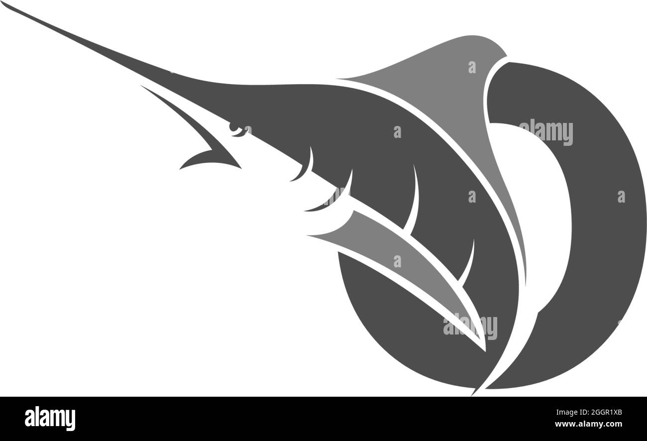 Letter O with ocean fish icon template vector Stock Vector Image & Art ...