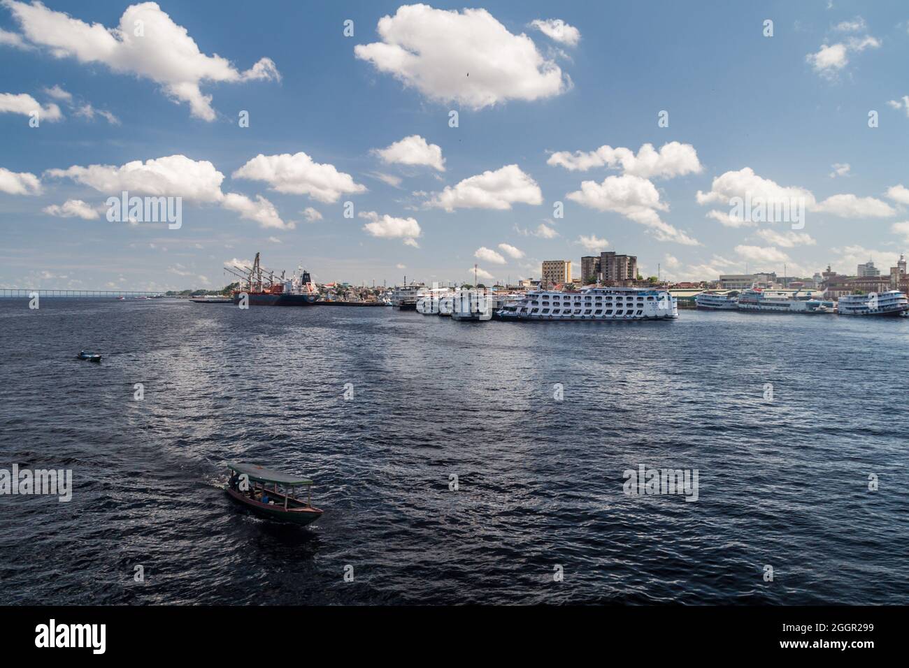 Amazon river boats in manaus hi-res stock photography and images - Alamy