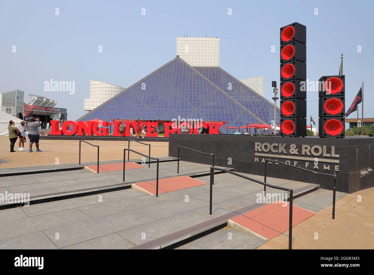Roll and Roll Hall of Fame designed by architect I.M.Pei. with Long ...
