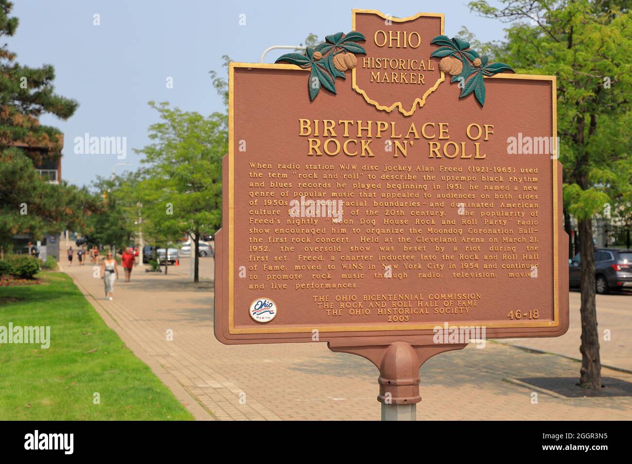 Cleveland ohio historic marker hi-res stock photography and images - Alamy