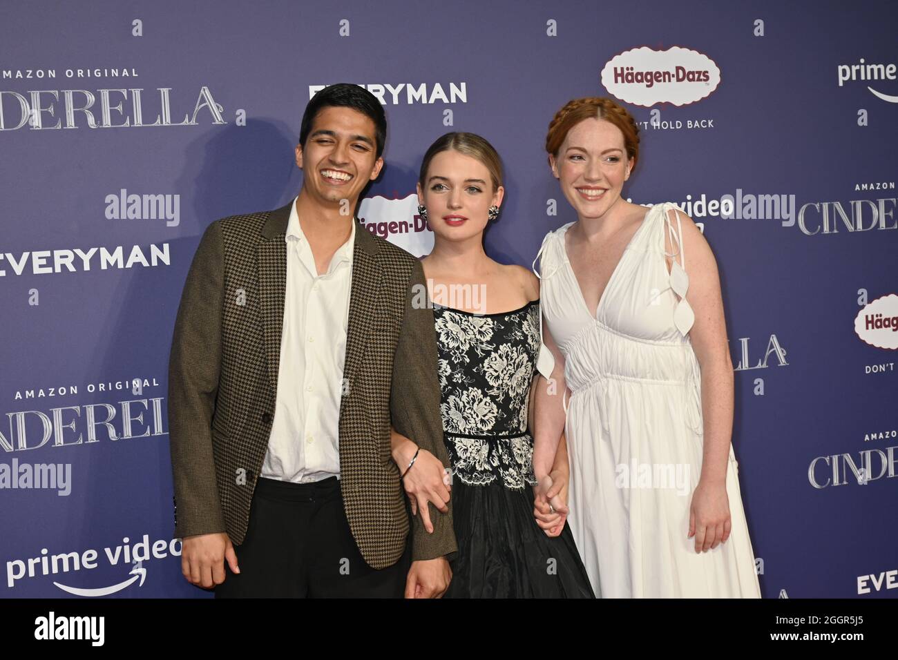 Luke Latchman, Tallulah Greive and Charlotte Spencer arrives at ...