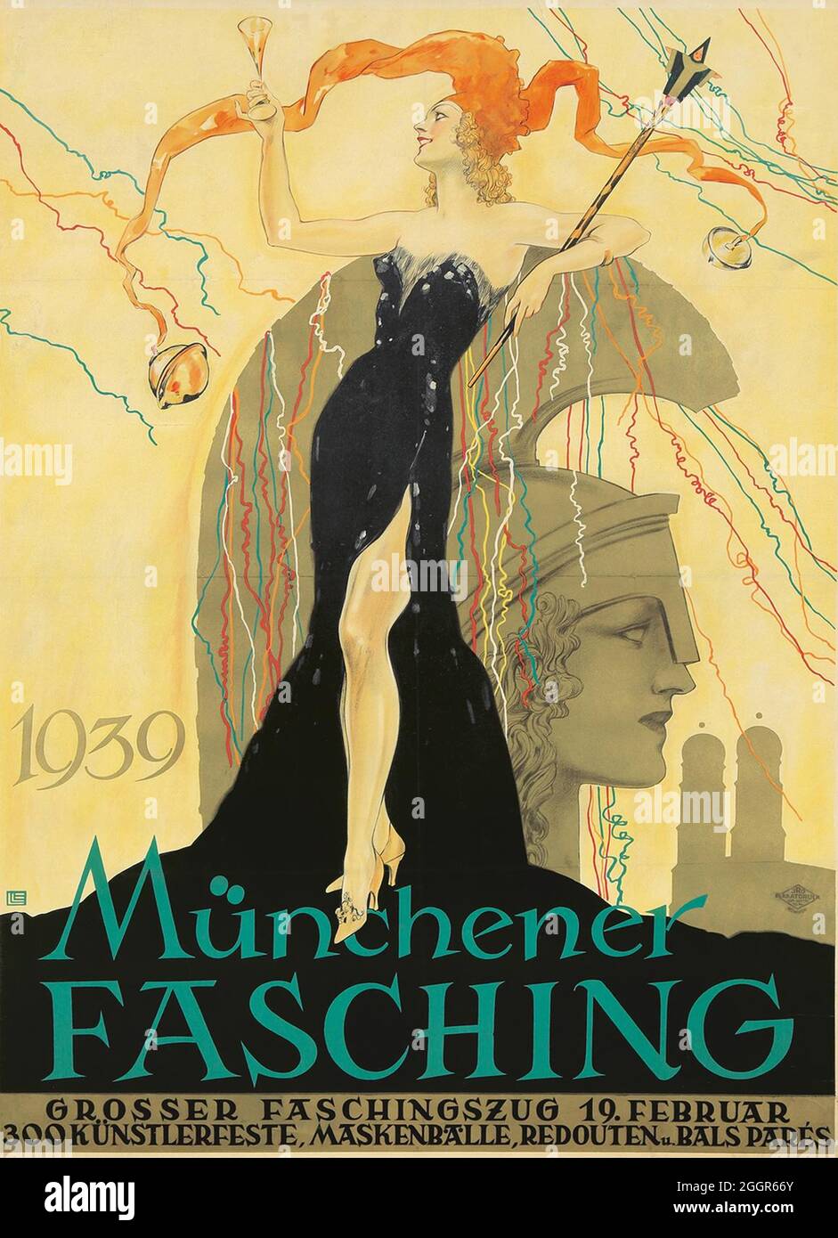 German art deco illustration hi-res stock photography and images - Alamy