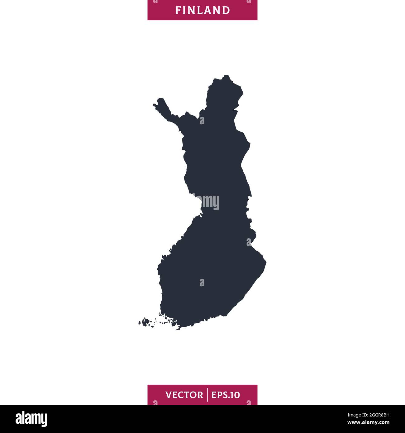 finland map template