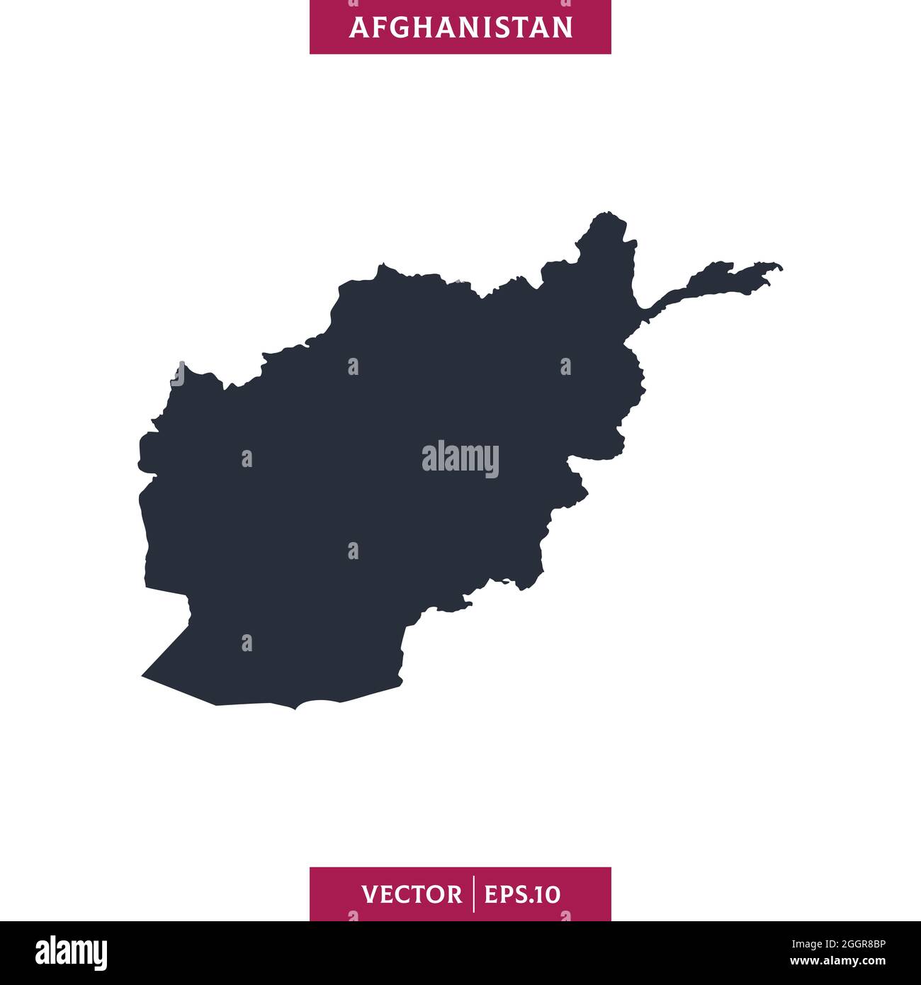 Afghanistan map vector hi-res stock photography and images - Alamy