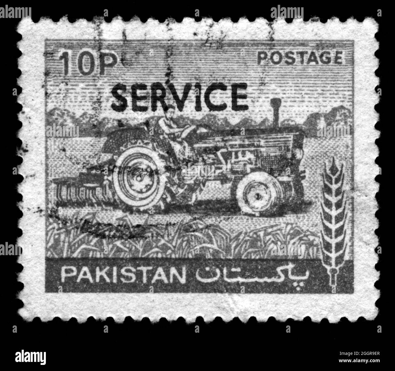 Old photo of tractor Black and White Stock Photos & Images - Alamy