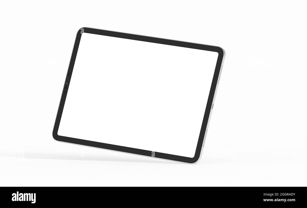 Tablet, isolated on 3d background white ipad tablet pc Stock Photo - Alamy