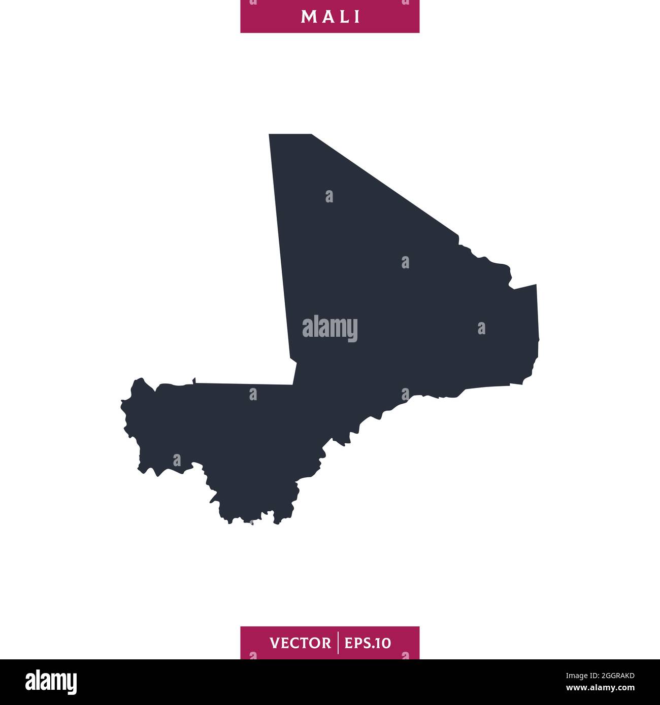 Mali africa map hi-res stock photography and images - Alamy