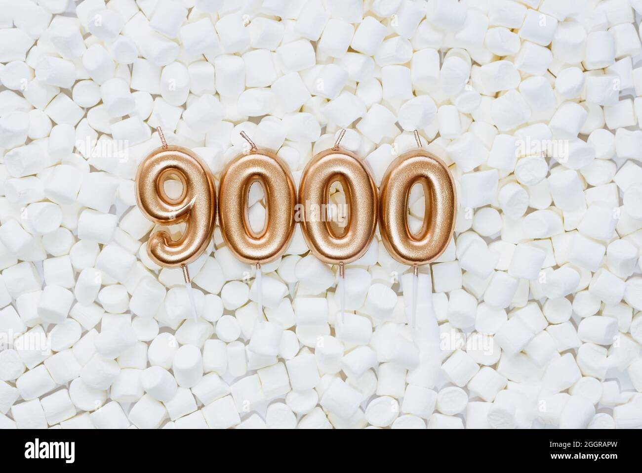 Nine thousand subscriber. 9000 followers card. Template for social ...