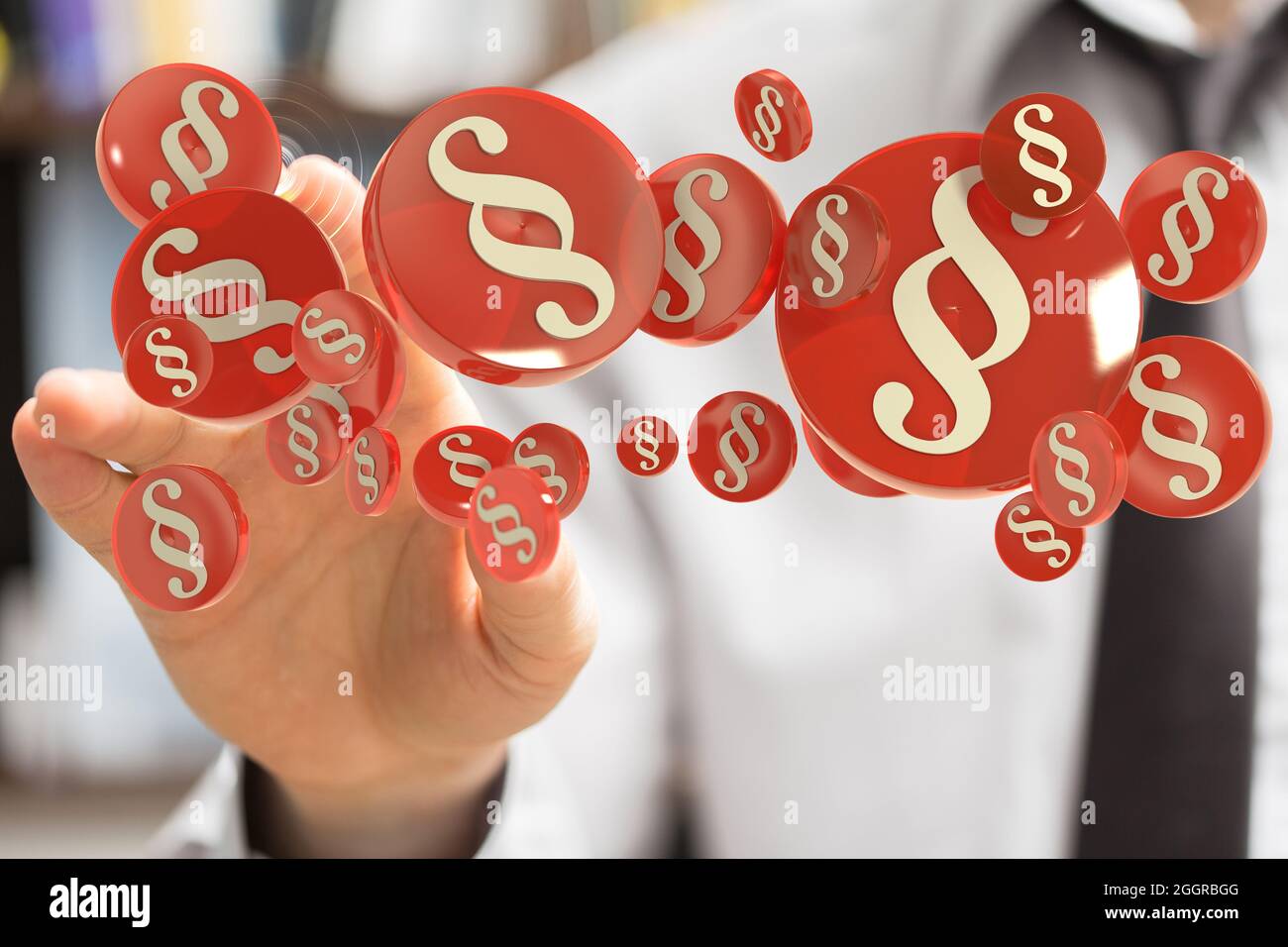 Customer service good cooperation, Consultation 3d Stock Photo - Alamy