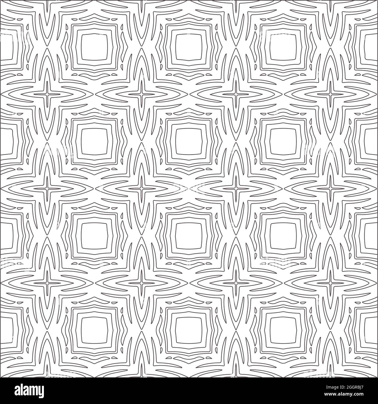 Vector pattern with symmetrical elements . Repeating geometric tiles ...